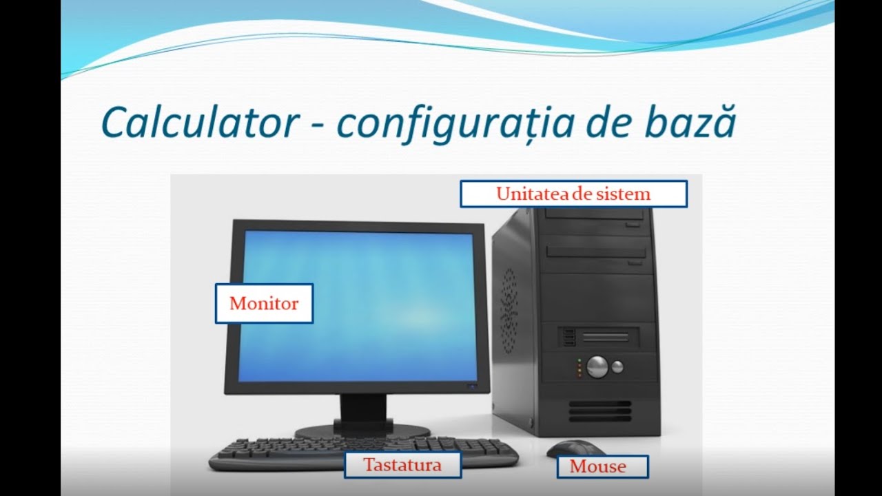 Componentele calculatorului pentru cei mici - YouTube