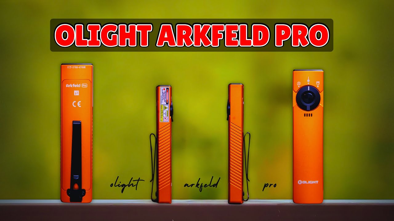 Olight Arkfeld Pro Ultimate EDC Flashlight! 🔥 - YouTube