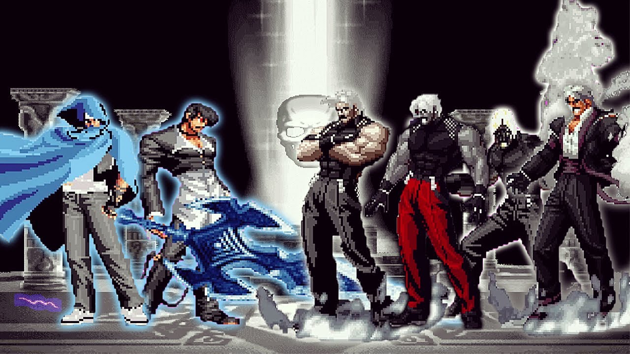 [KOF Mugen] Mr Kyo, Mr Iori Another Vs New Final Rugal Team - YouTube