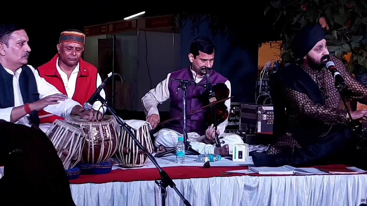 Pandit Harish Jha ji with Jaswinder Singh ji (Gazal Maestro) - YouTube