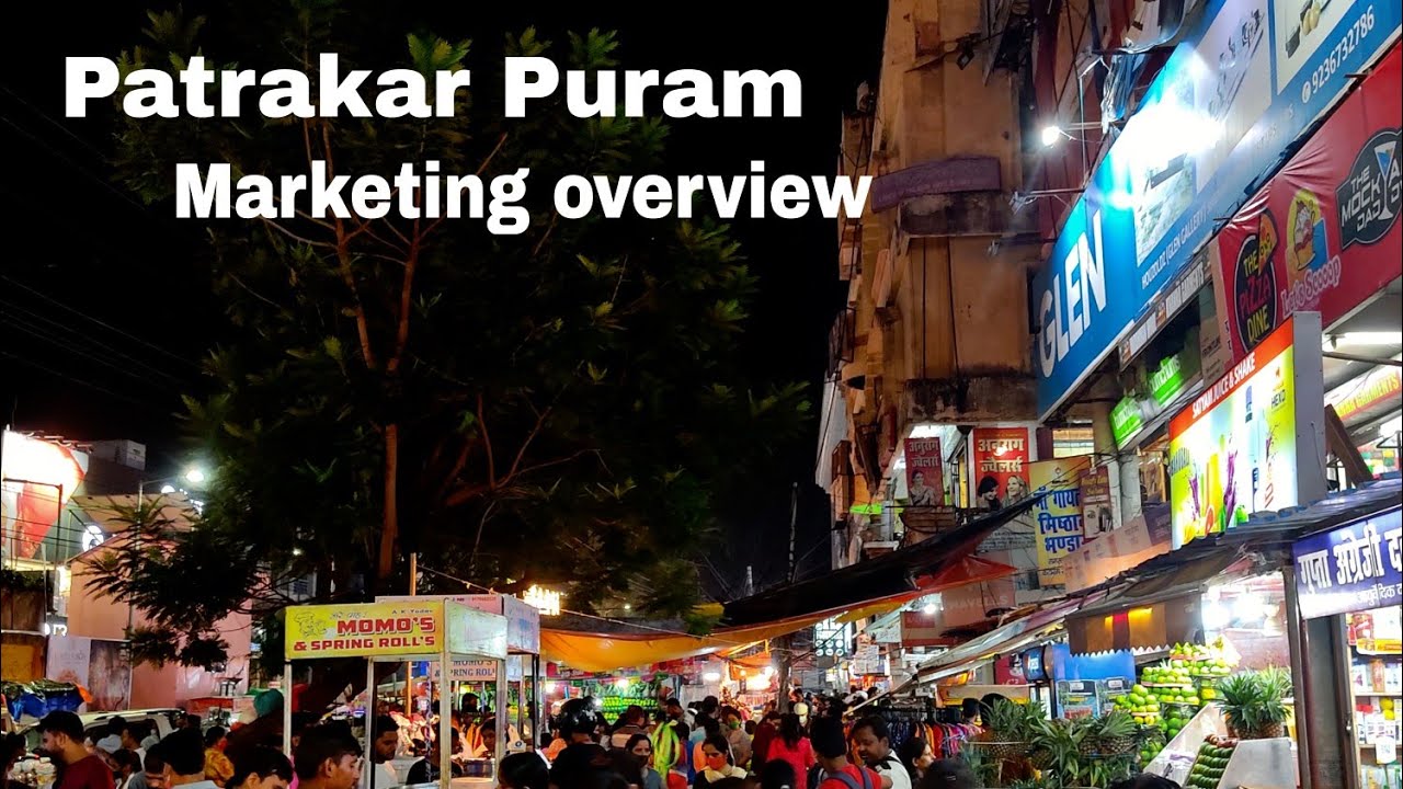 Patrakar Puram market overview, Lucknow.. - YouTube