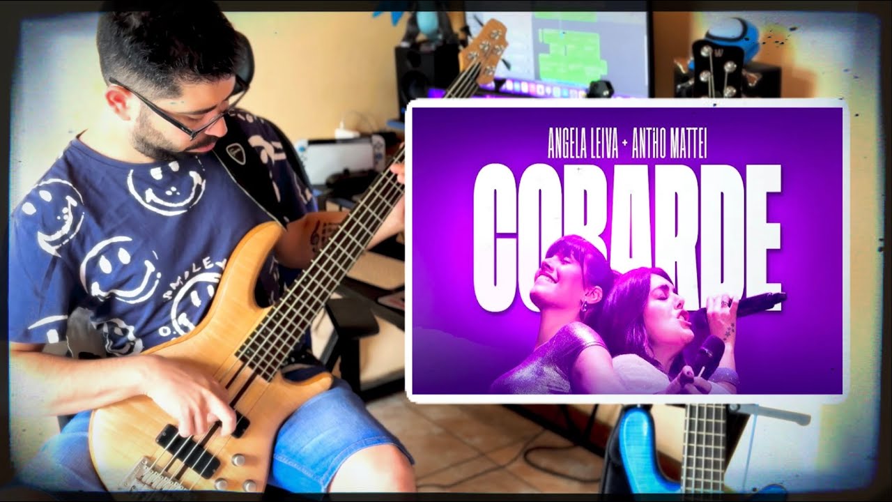 COBARDE - ANGELA LEiVA - ANTHO MATTEI - cover bass - YouTube