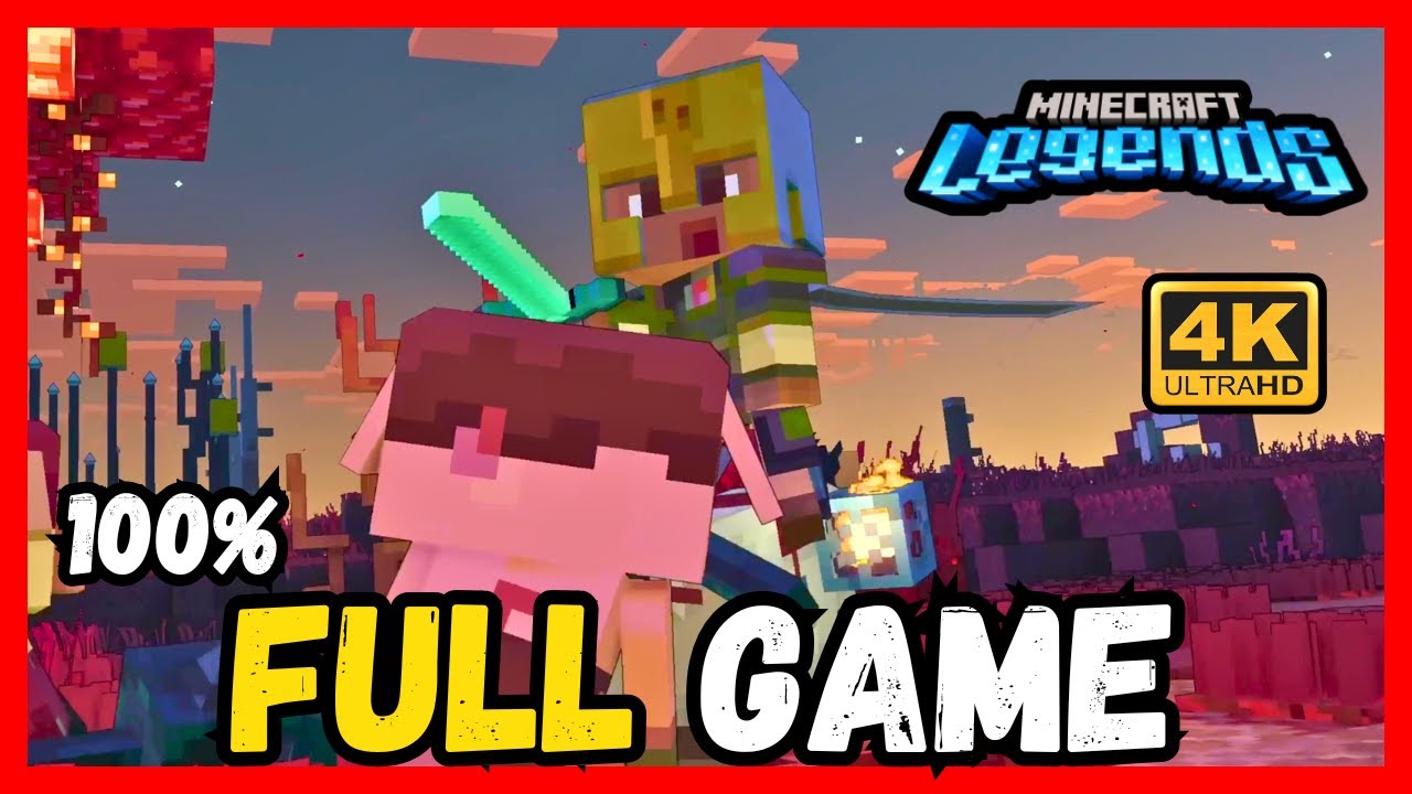 Minecraft Legends - THE BREAKOUT FULL GAME Walkthrough [SOLO] (4K 60FPS ...