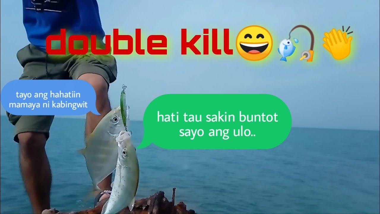 double kill ang talakitok sa malupet nating lure...!!!! - YouTube