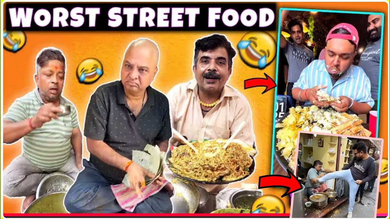 worst street food Exposed 😡 | funny street food seller, street food ...