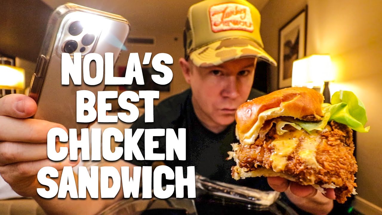 I ordered a Willa Jean Fried Chicken Sandwich at 9:30 a.m. - YouTube