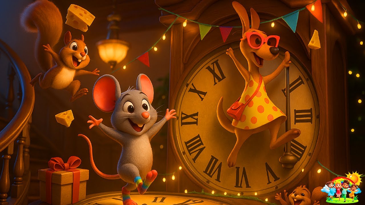 Hickory Dickory Dock 🐭 | Cartoon Animation Nursery Rhymes & Song For ...