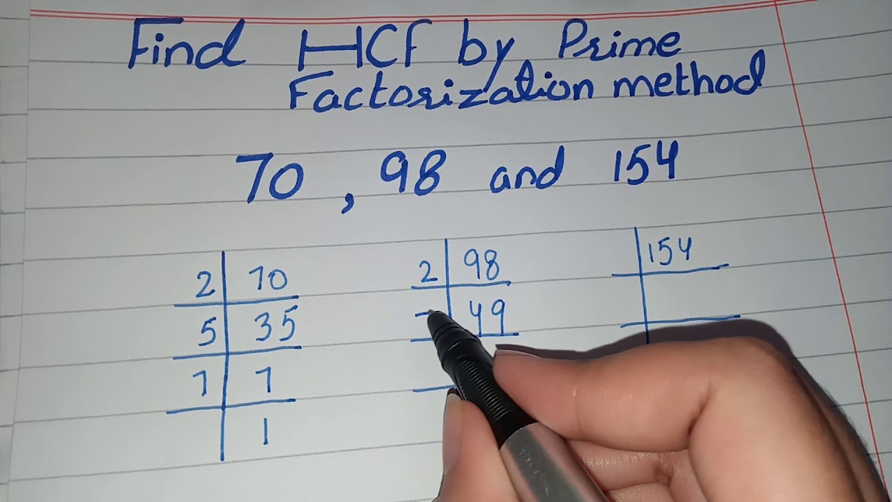 HCF By Prime Factorization Method HCF By Prime Factorization Method Of HCF By Prime Factorization Method HCF By Prime Factorization Method Of