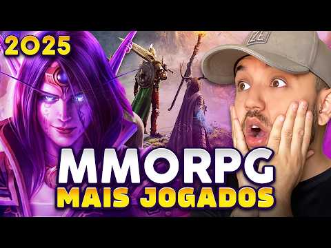 TOP 10 MMORPG MAIS JOGADOS DE 2025 ONLINE LISTA ATUALIZADA