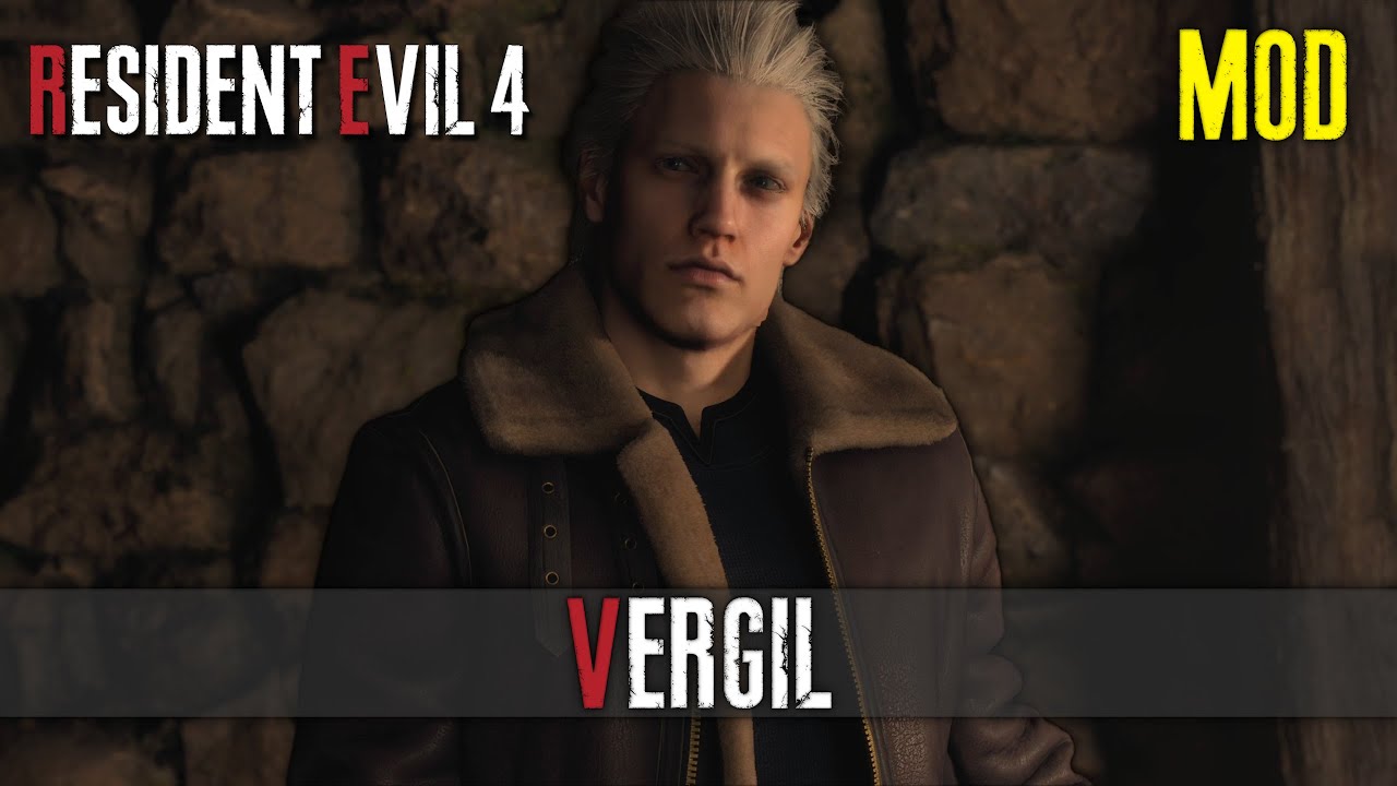 Vergil Sparda en Resident Evil 4 Remake "Chainsaw Demo" con Mods - YouTube