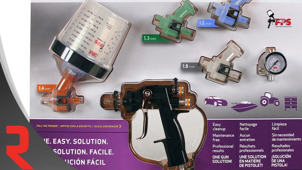 3M Accuspray Gun System with PPS - YouTube