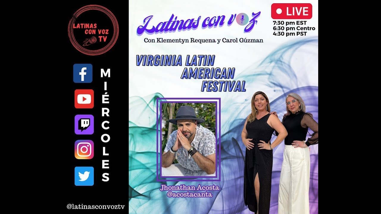 Virginia Latin American Festival en "Latinas con voz" - YouTube