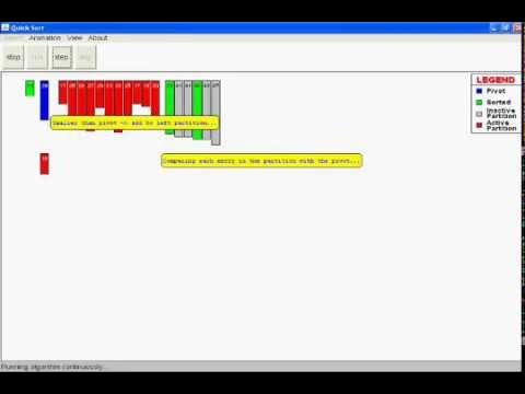 Quicksort Animation - YouTube