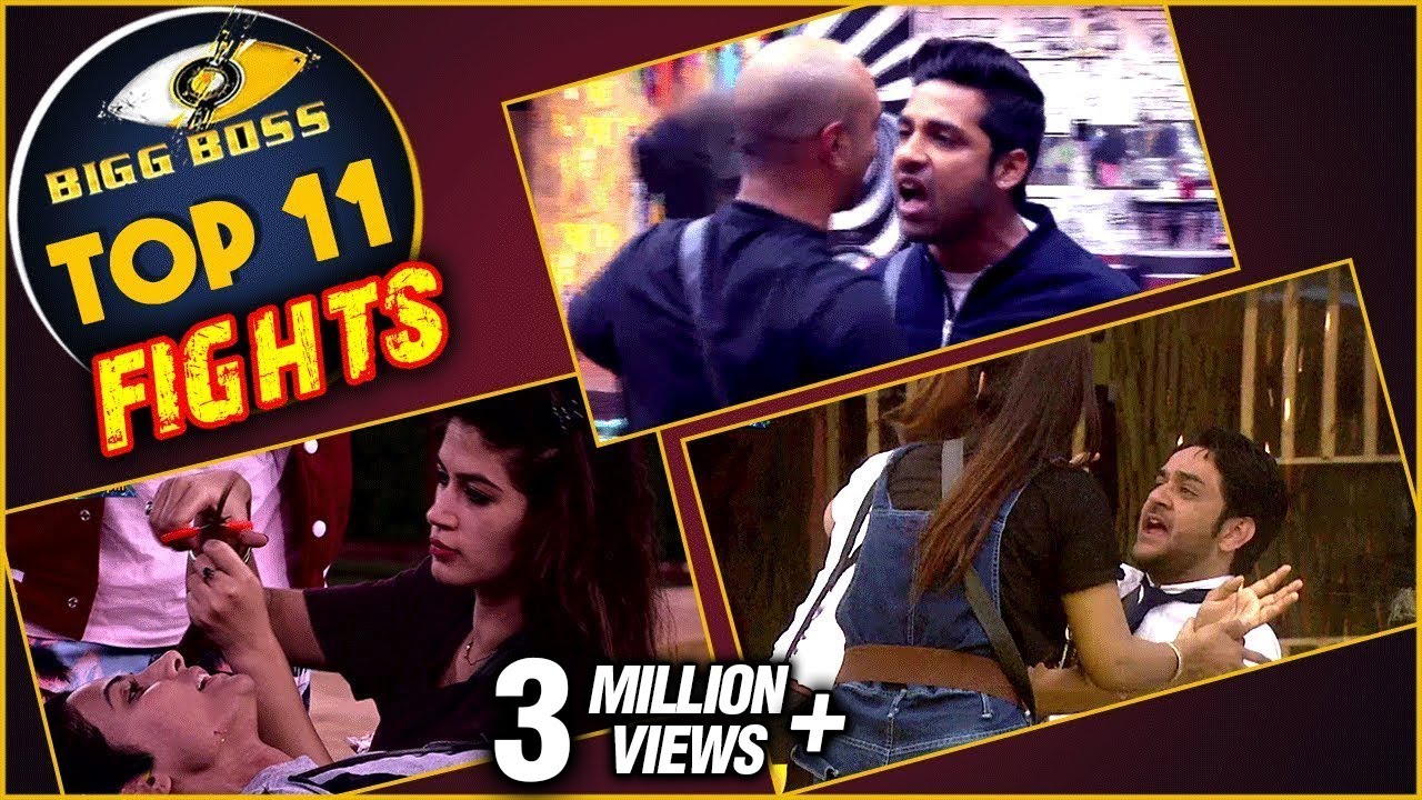 Bigg Boss 11 DIRTY FIGHTS | Hina - Shilpa, Vikas - Akash, Luv - Priyank ...