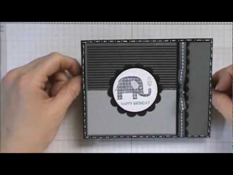 Stampin' Up Patterned Occasions Birthday Card - YouTube