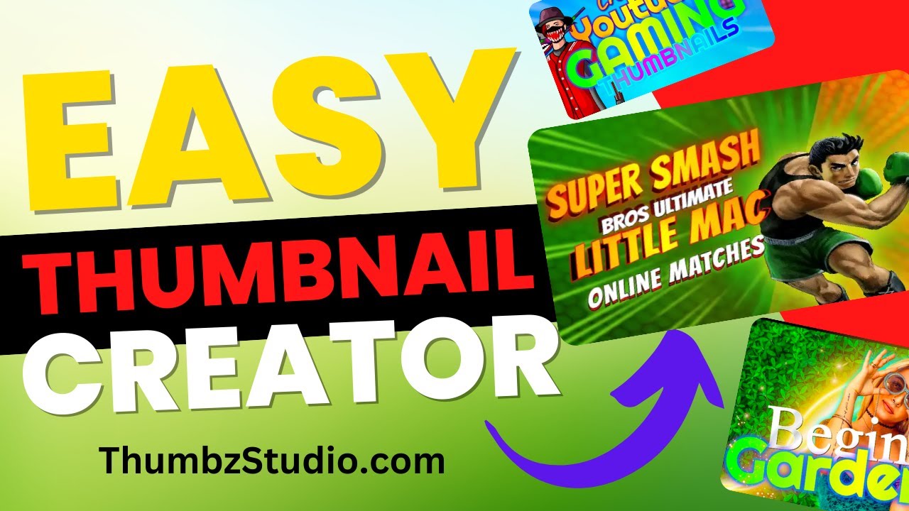 Easy Gaming YouTube Thumbnail Creator Tool for YouTube Thumbnails - YouTube