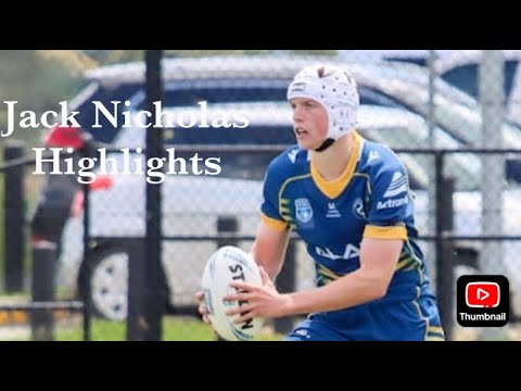 Jack Nicholas - Rugby League Highlights - YouTube