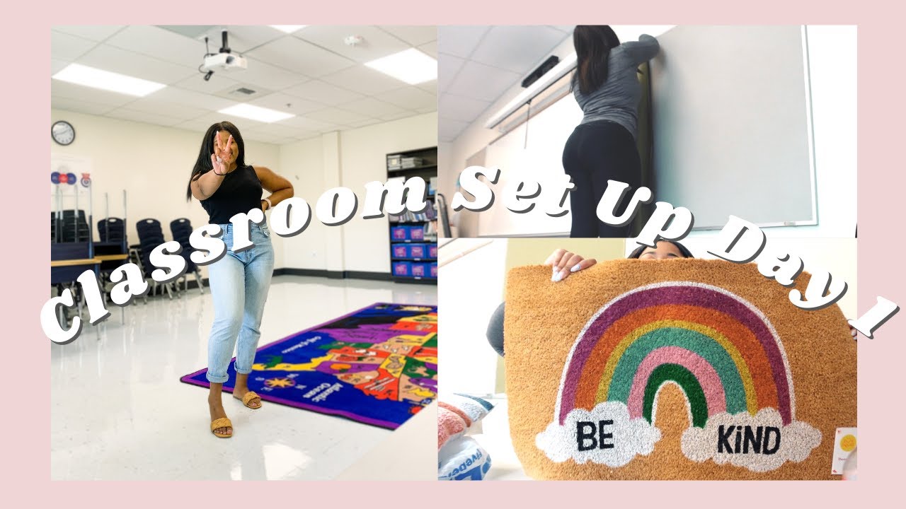 Classroom SetUp Day 1 | Empty Classroom Tour and Classroom Prep ...