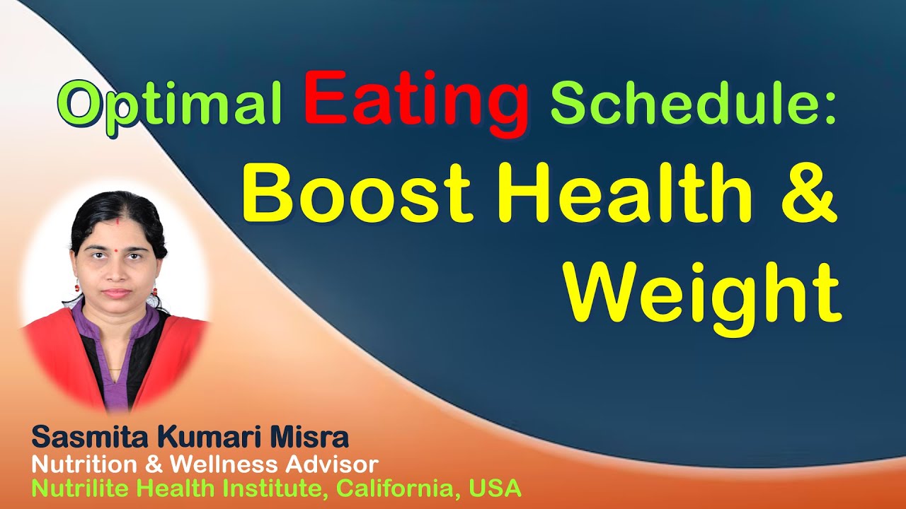 Optimal Eating Schedule to Boost Health & Weight | Nutrition and ...