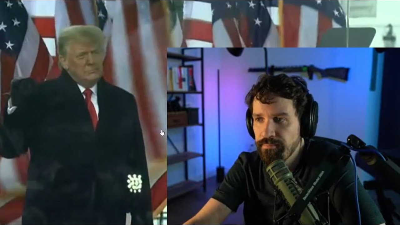 Destiny Reacts To Trump At Save America March - YouTube