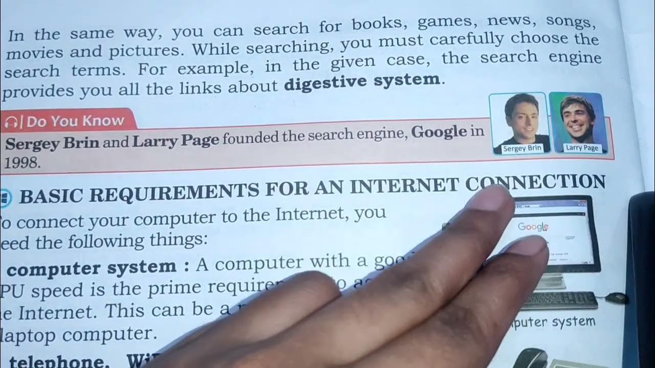 Class-4 | Computer Lesson-8 More about Internet | Part-3 | Search Engines - YouTube
