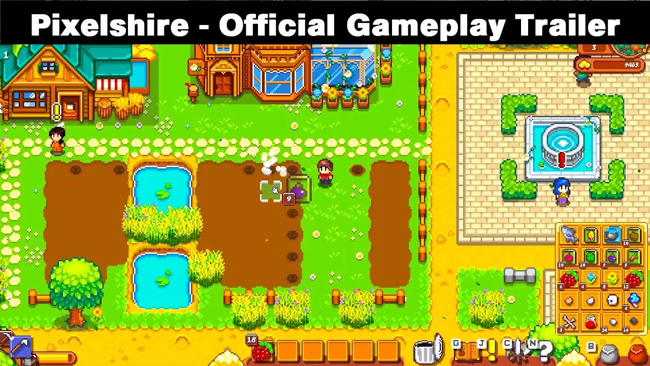 Pixelshire - Official Gameplay Trailer - YouTube