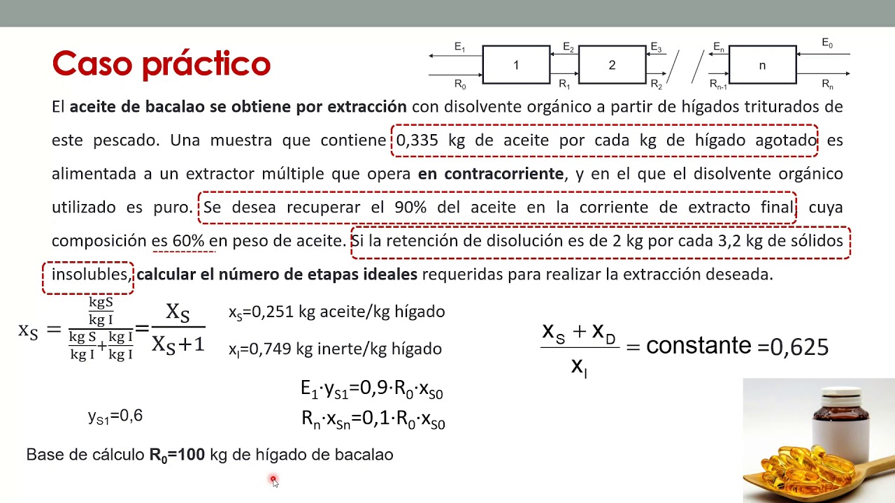 Caso Práctico Extracción S-L en contracorriente | | UPV - YouTube