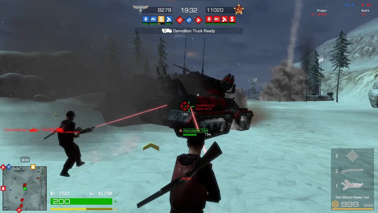 Red Alert 2: Apocalypse Rising - Soviet Engineer Frontline Repairing ...