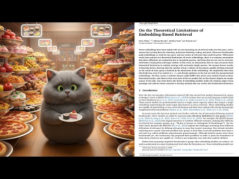 On the Theoretical Limitations of Embedding-Based Retrieval (Paper Walkthrough) #aipaper #arxiv
