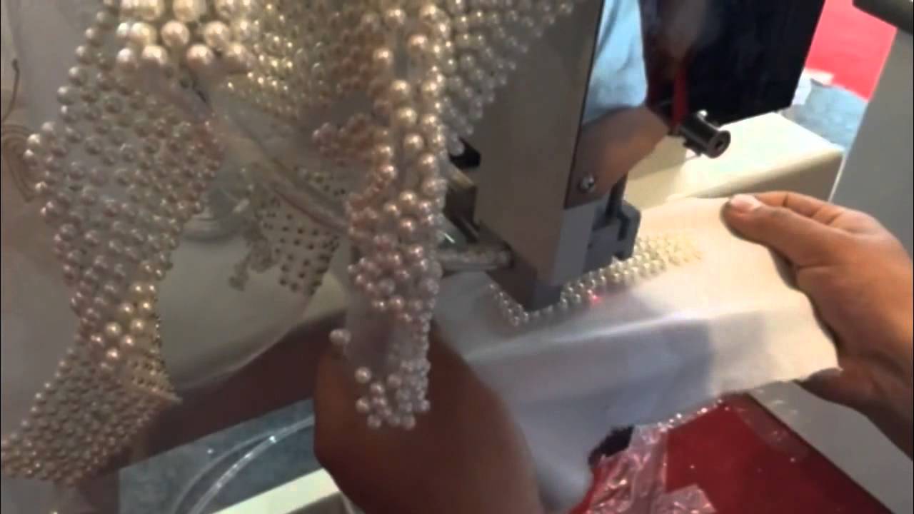 starlink: automatic pearl nailing machine - YouTube
