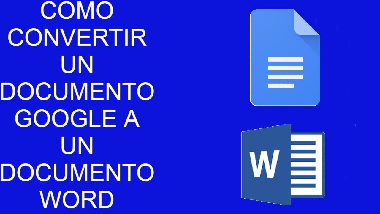 COMO CONVERTIR UN DOCUMENTO GOOGLE A WORD DOCUMENTO GOOGLE A WORD 2020 YouTube como-convertir-un-documento-google-a-word-documento-google-a-word-2020-youtube