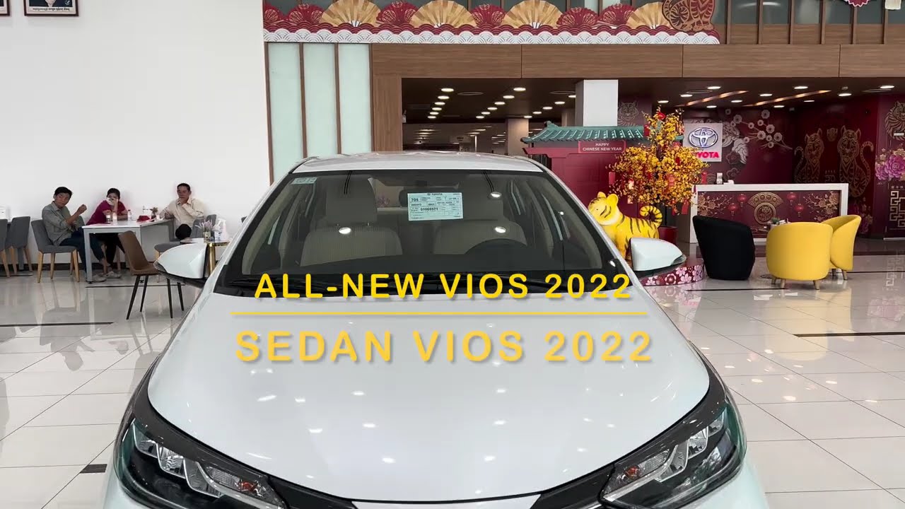 All-new 2022 Toyota VIOS Sedans white color - Exterior and Interior ...