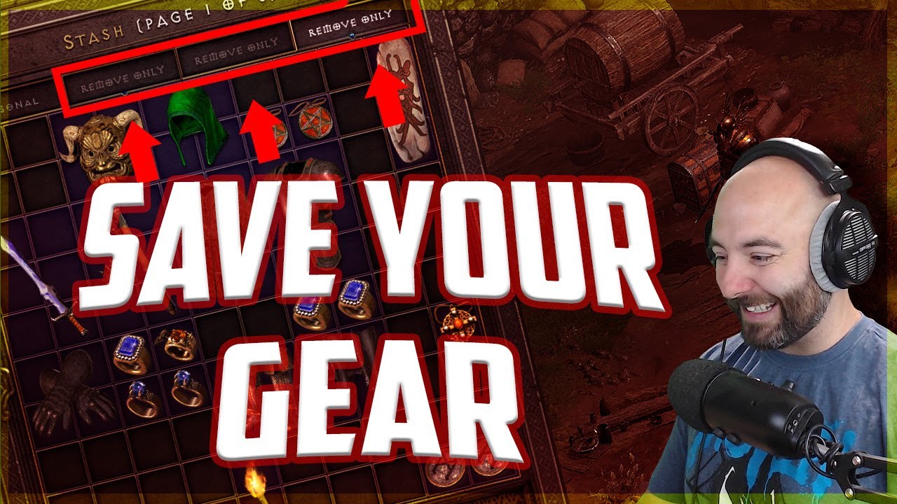 SEASON 1 STASH TABS EXPLAINED!! - SAVE YOUR GEAR - Diablo 2 Resurrected ...