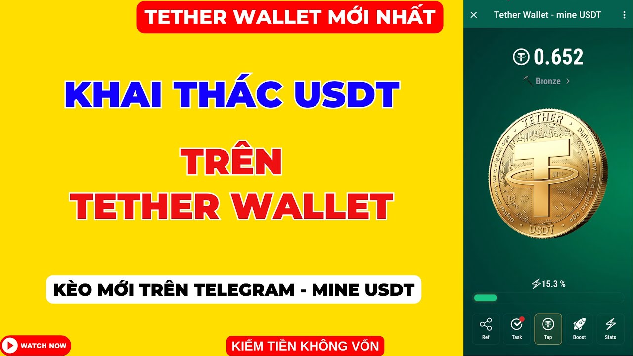 Tether Wallet - Hướng Dẫn Khai thác USDT Miễn Phí Trên Tether Wallet ...
