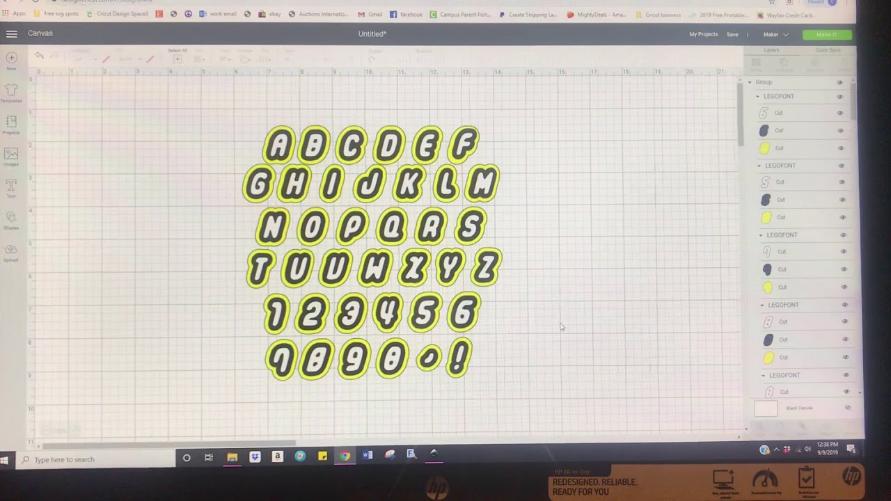 Making your own LEGO font using my file - YouTube