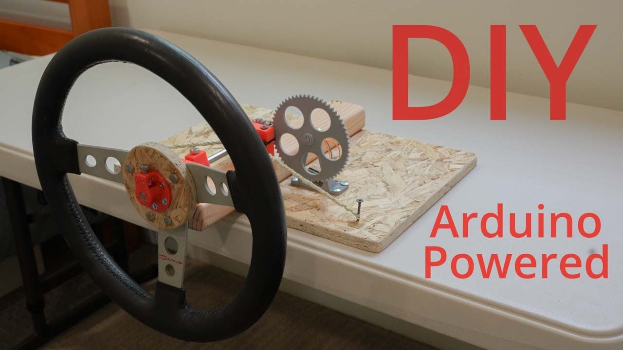 Part 1 - DIY Steering Wheel for Drifting Sim | 3D Printing + Arduino ...