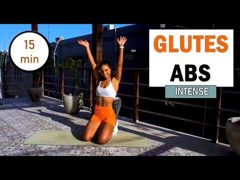 15 min GLUTES + ABS & CORE Workout | The Modern Fit Girl | 2-in-1 ABS & BOOTY