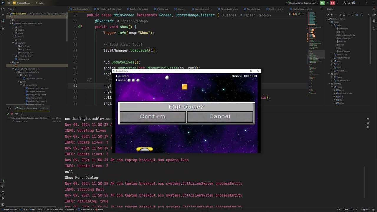 LibGDX Breakout Game Devlog #7: Final Devlog + Next Steps - YouTube
