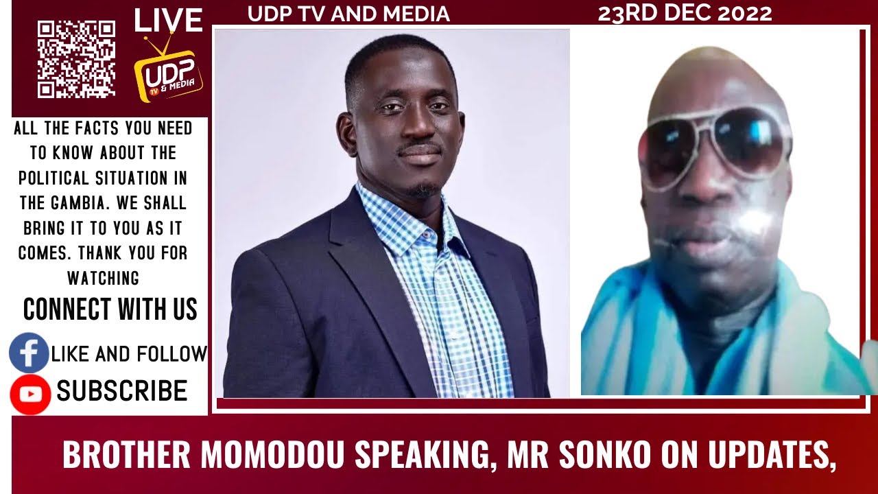 BROTHER MOMODOU SPEAKING, MR SONKO ON UPDATES, - YouTube