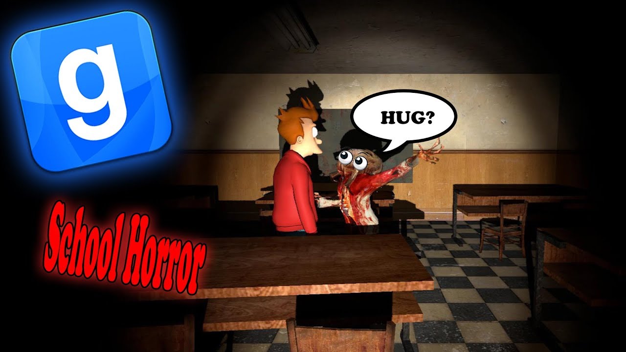 Gmod | School "Horror" Map! - YouTube