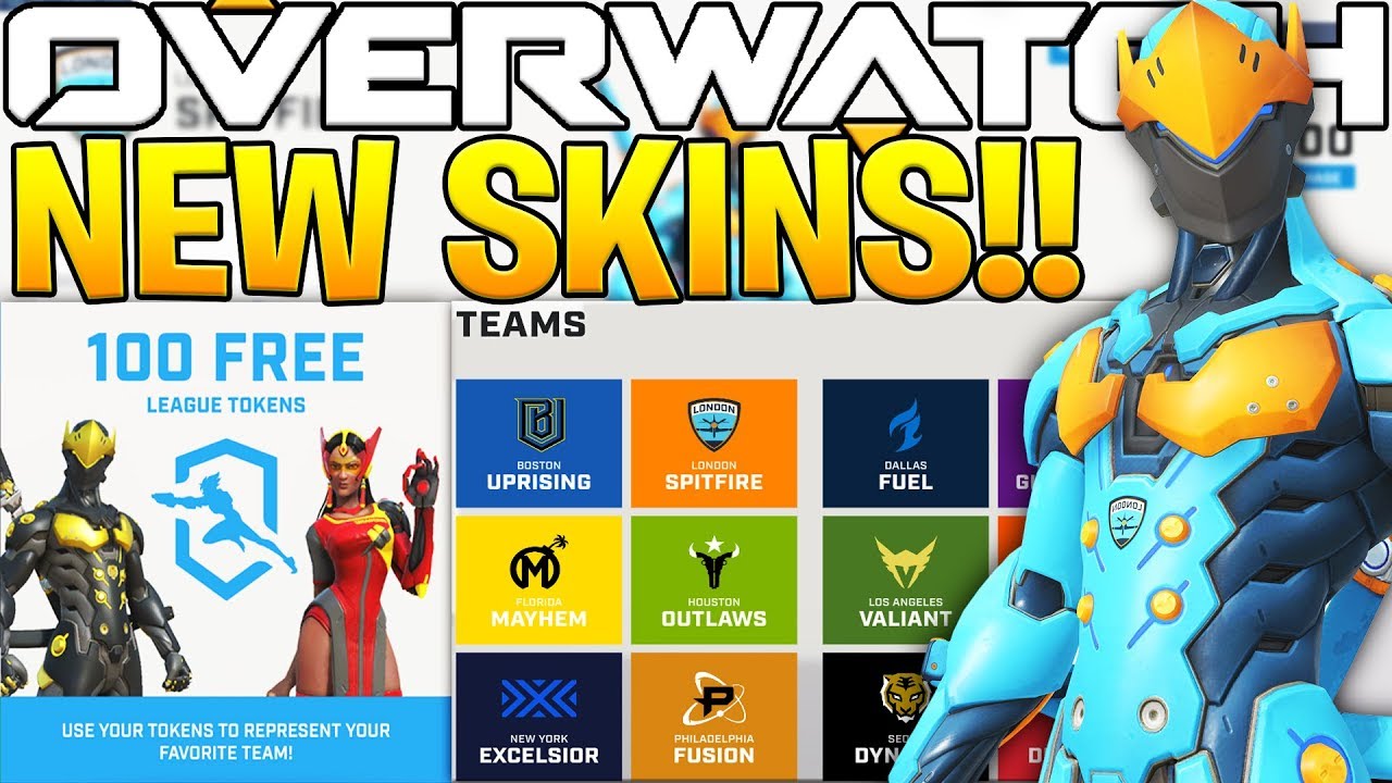 312 NEW OVERWATCH SKINS! OWL SKINS ARE LIVE!! - YouTube