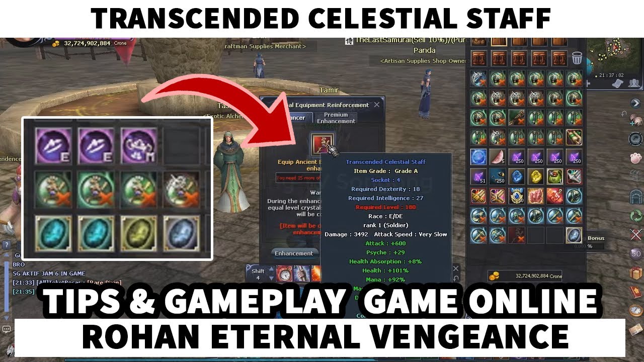 LET'S MAKE TRANSCENDED CELESTIAL STAFF FOR WIZARD : ROHAN ETERNAL ...