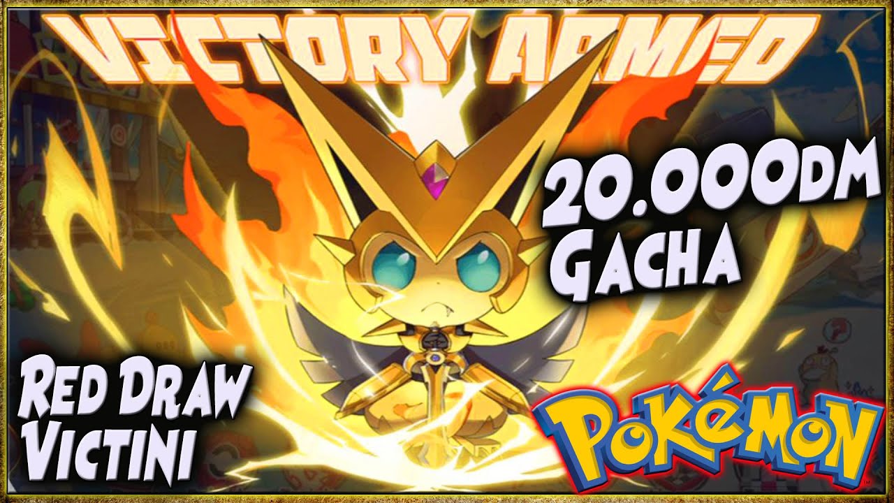 20.000dm GACHA Red Draw VICTINI 🔥 Team API Makin GG - Pokemon POCKET ...