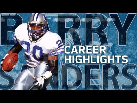 Barry Sanders UNREAL Career Highlights | NFL Legends Highlights