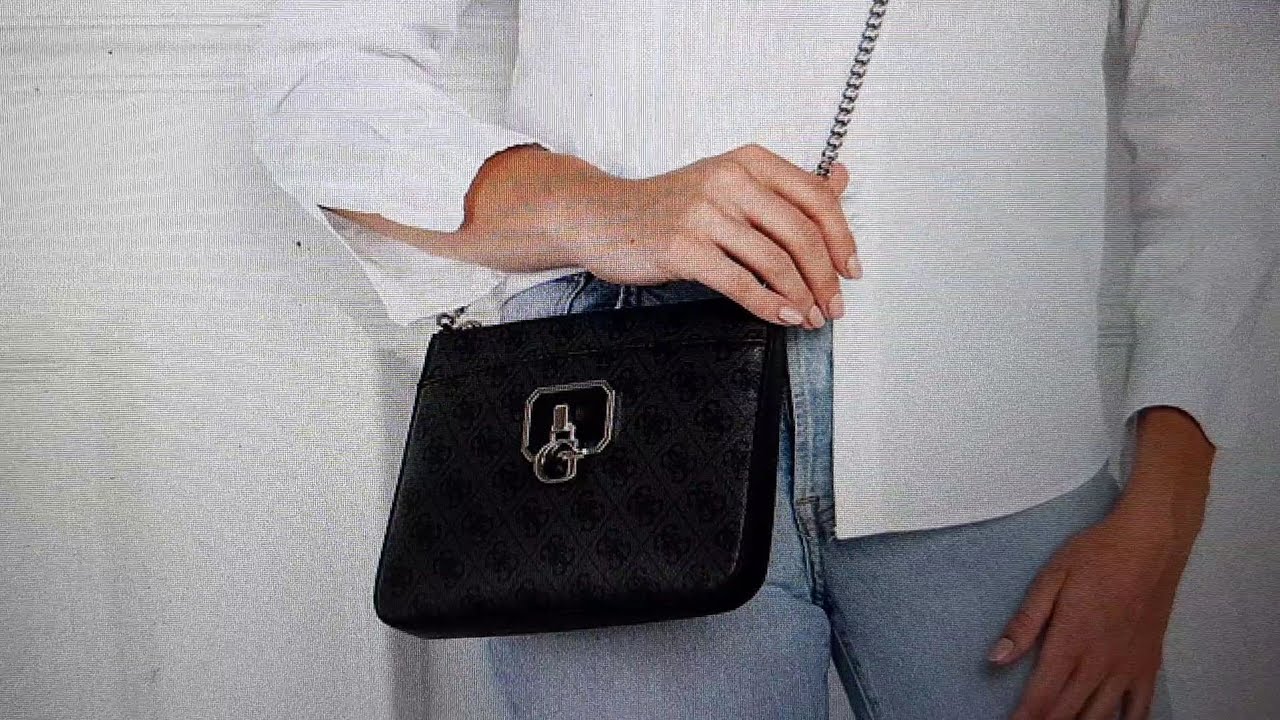 GUESS| Alisa Crossbody bag Top Zip - YouTube