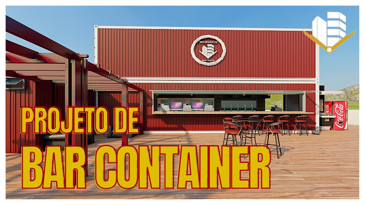 Projeto Bar Container | Bar Container Project | MWM CONTAINERS LTDA ...