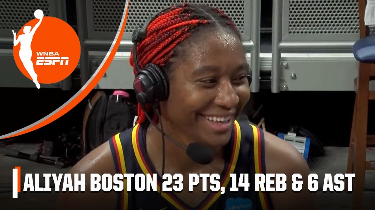 Aliyah Boston becomes 2nd youngest player in WNBA history to have a 20 ...