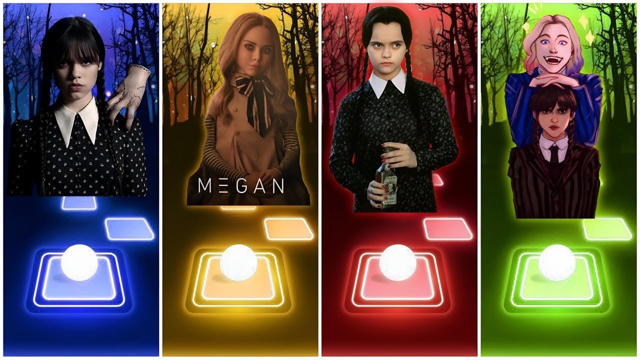 Wednesday Addams vs Megan vs Wednesday cat vs Wednesday lady gaga ios ...