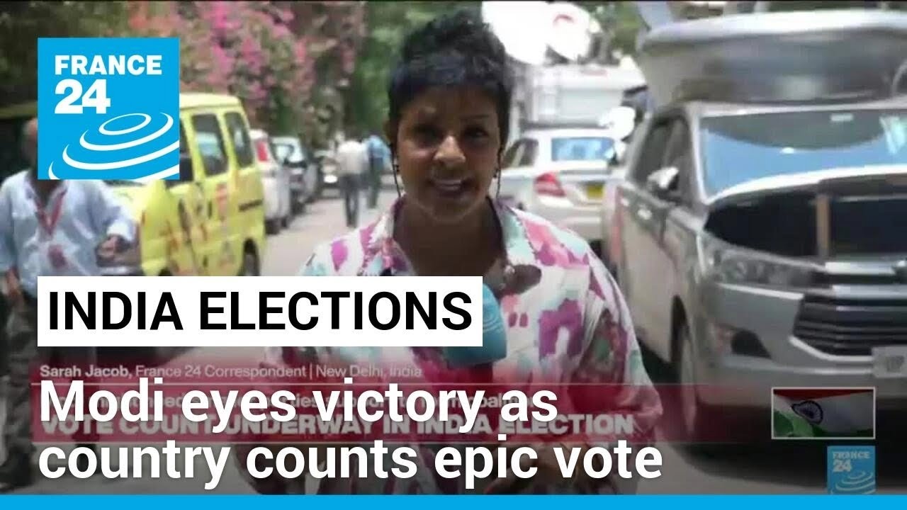 Modi eyes victory as India counts epic vote • FRANCE 24 English - YouTube