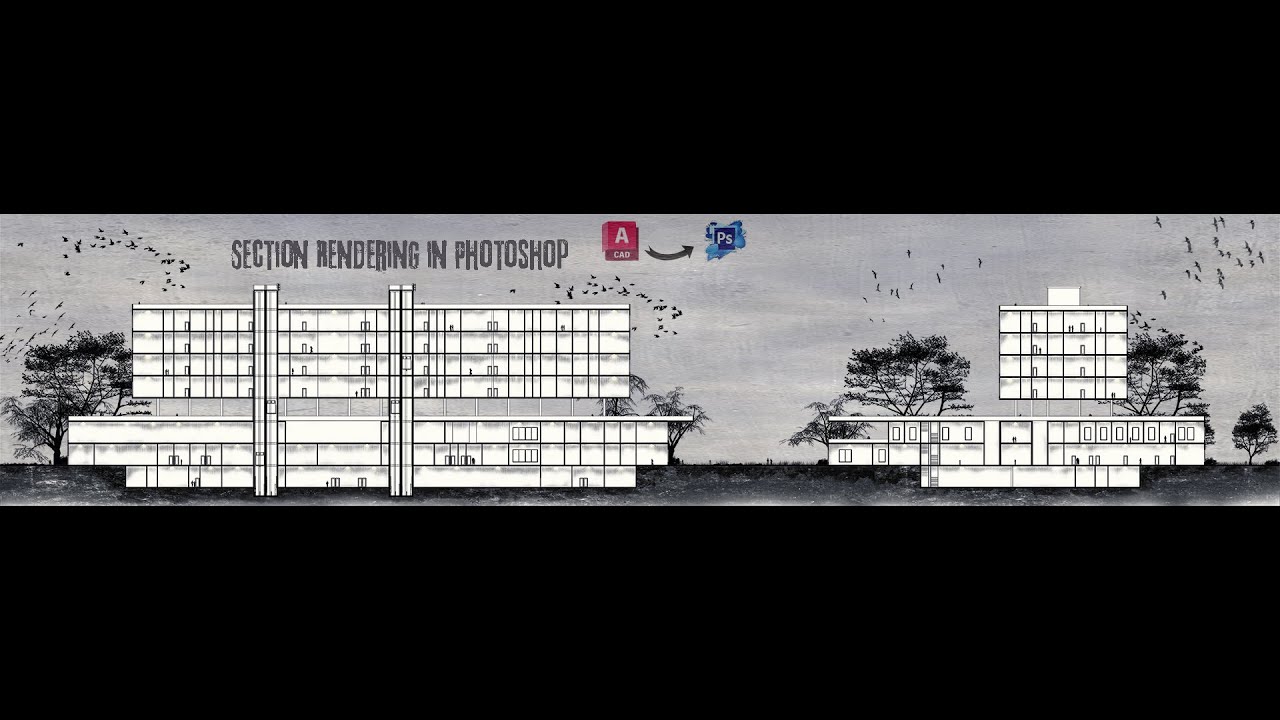 Section Rendering in Photoshop - YouTube